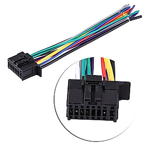 Stereo Radio Wire Harness Cable, 16 Pin Car Stereo Power Speaker Wire Harness CD Plug for Pioneer 2350 in-Vehicle Technology Supplies 16 Pin Radio Harness 16 Pin Radio Harness