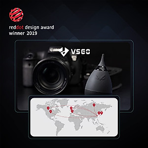 VSGO V-B01E Camera Cleaning Blower with Filter, Tumbler Design Lens Cleaning Blower Compressed Air Compatible for Nikon Sony Canon Cameras Lens Cleaning