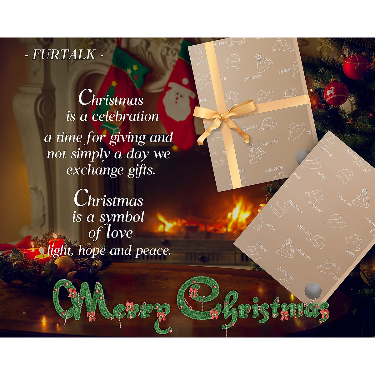 FURTALK Womens Winter Knitted Beanie Hat with Faux Fur Pom Warm Knit Skull Cap Beanie for Women…