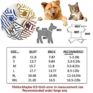 Dog Shirt for Small Dogs Basic Striped T-Shirts 100% Cotton Pet Clothes Puppy T-Shirts Cat Tee Soft Breathable Dog Shirts