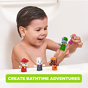 Ginsey Nickelodeon PAW Patrol 10 Piece Finger Puppet - Party Favors, Educational, Bath, Floating Pool, Beach Toys, Story Time, Playtime