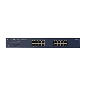 NETGEAR 16-Port Gigabit Ethernet Unmanaged Switch (JGS516) - Desktop or Rackmount, and Limited Lifetime Protection