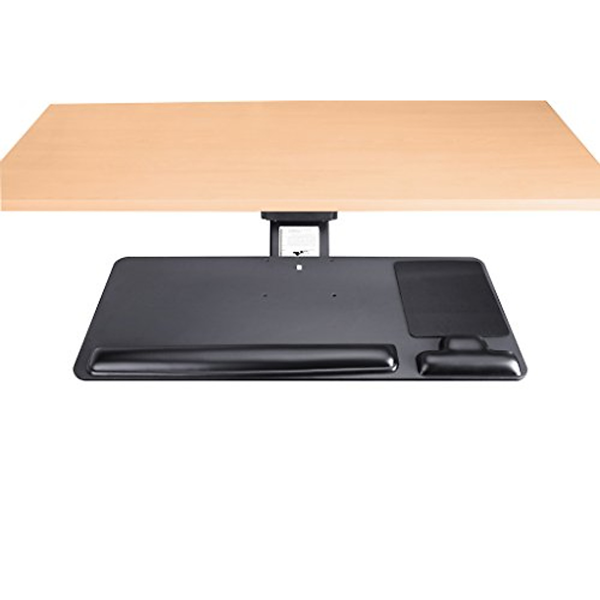 Adjustable Keyboard Tray Ergonomic Design Standard Under Desk Platform Large Space Track CARTMAY