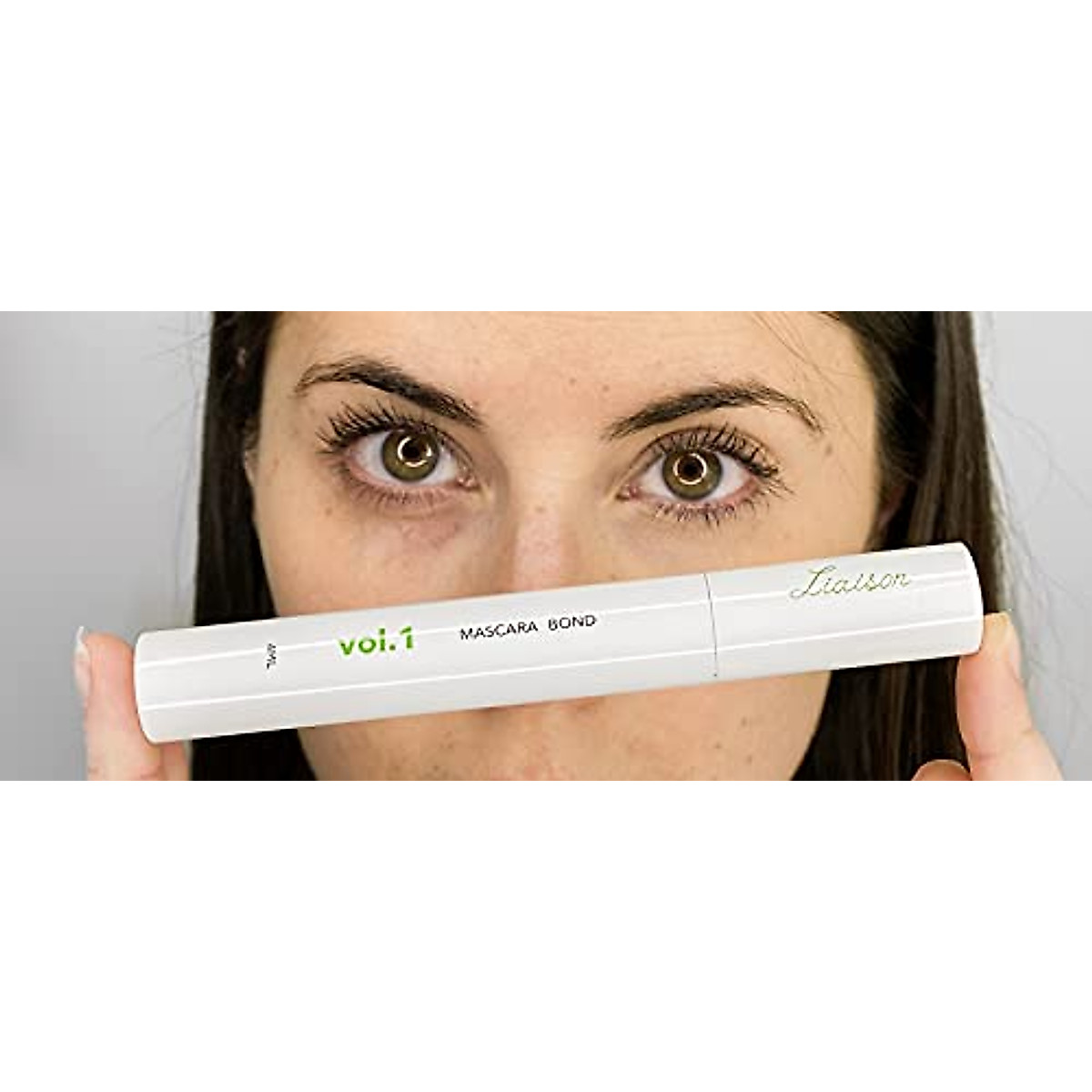 Liaison Mascara Bond - Peptide Growth Complex - Volumizing, Buildable, Lengthening, Defining, Curling, Multiplying - No Glue - Flake-Free - Vegan, Cruelty Free, Paraben Free & Talc Free