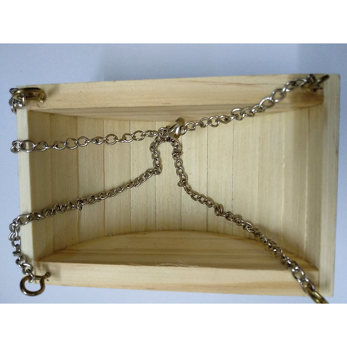 Hypeety Wooden Hamster Swing Toy for Dwarf Hamster Gerbil Rat Mouse Mice Small Animla Cage Perch StandToy