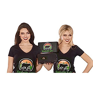 HUMBOLDT 420 HEI Locking Storage Box 100% Airtight Box Waterproof Storage Box Medicine Box Lunch Box with Lock Home Travel Boat Hiking Skiing - Camping Great Gift - Happy Camper SOLO