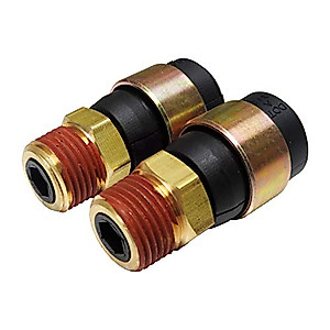 Road Superior Truck Parts Rubber Air Line Quick Repair Swivel Kit for Truck and Trailers, 1/2" NPT Fittings