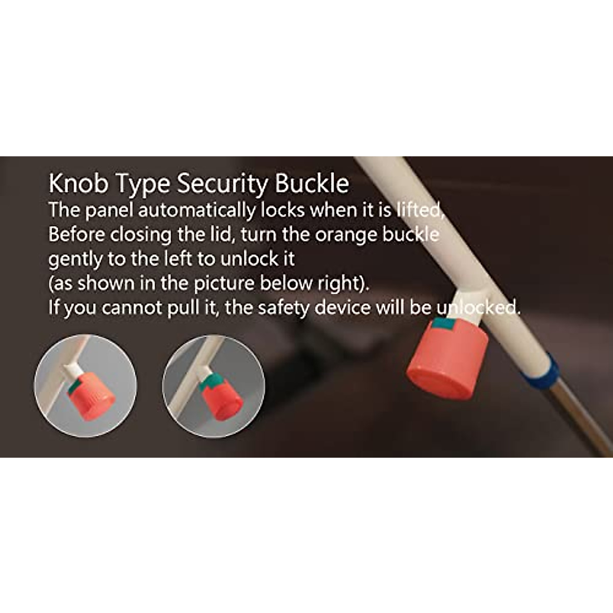 Bangshin Effort Saving and Buffer-Descending King Storage Bed, Safety Devices, Cushion Design, Reinforced Bottom Plate and 9 cm Rust-Resistant High Feet.