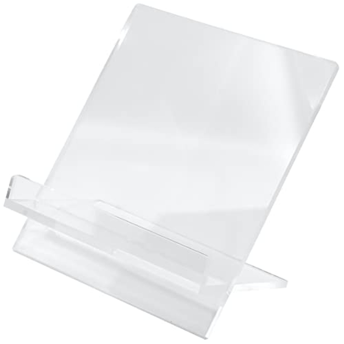 Red Co. Clear Acrylic 2 Piece Cookbook Stand & Recipe Holder for Kitchen Counter, 9.5” x 5” x 11”
