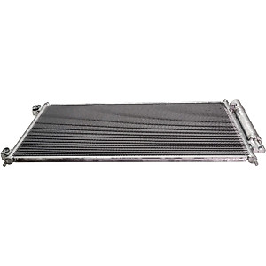 Kool Vue A/C Condenser Compatible With 2008-2012 Honda Accord, Fits 2012-2015 Crosstour, Fits 2010-2011 Accord Crosstour With Receiver Drier