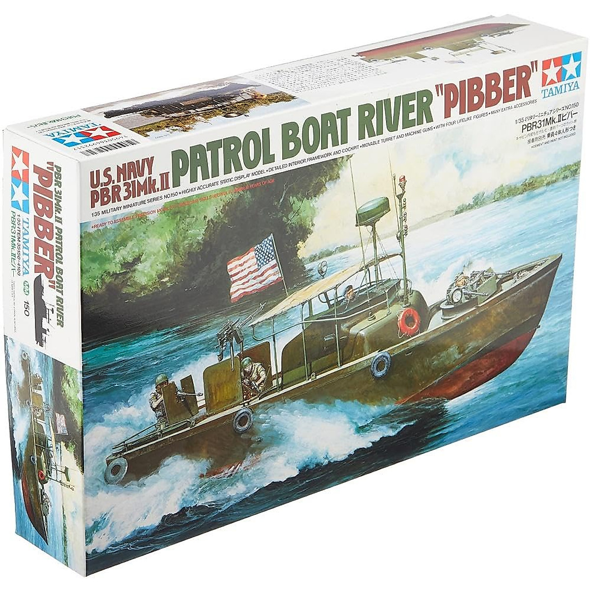 TAMIYA 300035150 - 1:35 US Navy PBR 31 Mk.II Pibber Vietnam