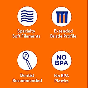 Spinbrush ARM & HAMMER PRO+ Deep Clean REFILLs– Battery Powered Toothbrush Removes 100% More Plaque- Soft Bristles -Two Replacement Heads (Packing may vary)