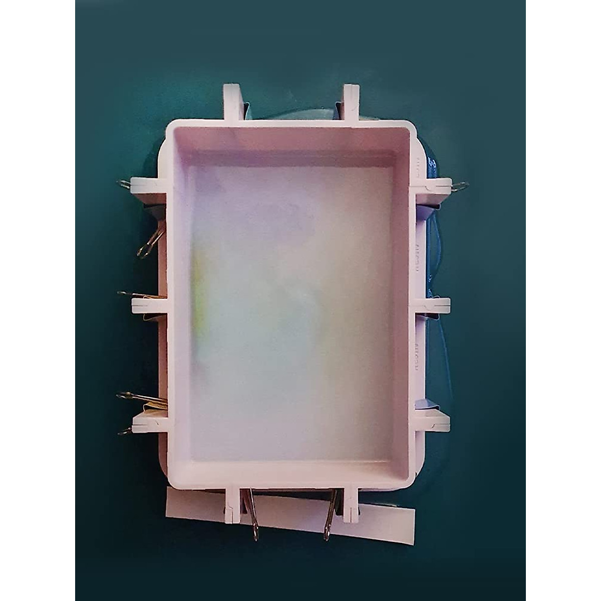 Adjustable Mold Housing for Silicone Molds Making, Mold Master for Mold Making,Plastic Housing Frame, Silicone Mold Making Kit for DIY Silicone Rubber Mold Resin Mold Candle Molds Soap Molds (1Set)