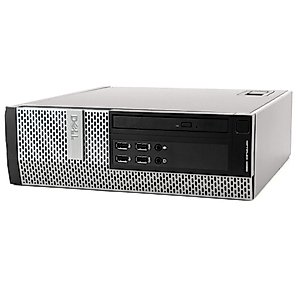 Dell Optiplex 9020 Small Form Desktop, Quad Core i5 4570 3.2Ghz, 4GB DDR3 RAM, 256GB SSD Hard Drive, DVD-RW, Windows 10 (Renewed)
