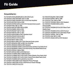 RDBS Car Wire Harness Use to Connect Aftermarket Stereo Receiver Fit for 1984-Up Toyota Vehicles
