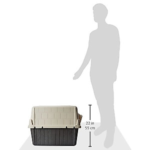 Petmate Aspen Pet Outdoor Dog House, Medium, For Pets 25 to 50 Pounds