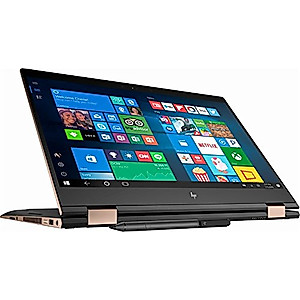 HP Spectre x360-15t Quad Core(8th Gen Intel i7-8550U, 16GB RAM, 512G PCIe NVMe SSD, 4K IPS micro-edge Corning Gorilla, Windows 10)Bang & Olufsen 15.6" 2-in-1 Convertible Dark Ash + HP Warranty