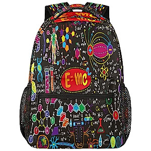 Educational Physics Travel Laptop Backpacks Lightweight Travel Hiking Camping Casual Daypack Backpack for Men Women Adults
