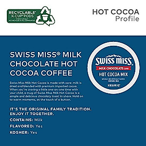 Swiss Miss Milk Chocolate Hot Cocoa Keurig Single-Serve K Cup Pods, 28 Count