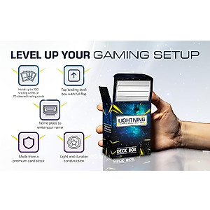 Lightning card collection Vmax/Vstar Bundle |Collectible Trading Card Deck Box Bundle with 50 Pokemon Cards That Includes a Vmax or Vstar Card