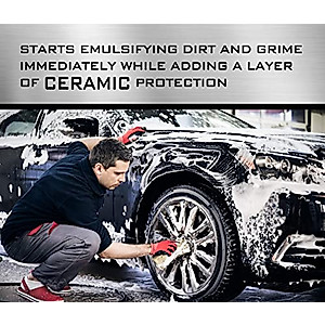 Milwaukee Muscle Car Wash - Includes One, 50 Fl Oz Bottles of Professional Ceramic Car Wash Soap - Car Cleaner for Auto, Cars, Motorcycles, RV's and Boats - pH Neutral Formula - Rejuvenates Paint and Ceramic Coating for Cars
