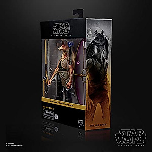 STAR WARS The Black Series Jar Jar Binks 6-Inch-Scale The Phantom Menace Collectible Deluxe Action Figure, Kids Ages 4 and Up