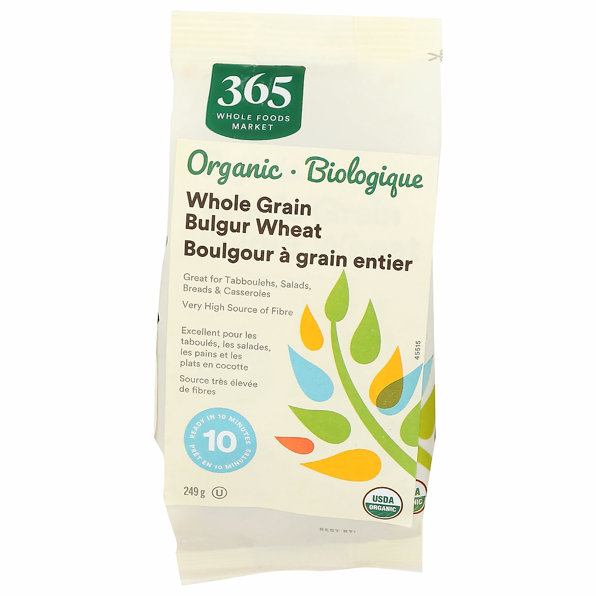 365 by Whole Foods Market, Bulgur Wheat Whole Grain Organic, 8.8 Ounce