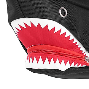 ITODA Shark Sling Bag Shoulder Chest Crossbody Backpack Outdoor Travel Casual Daypack for Gym, Hiking, Running, Cycling, Camping