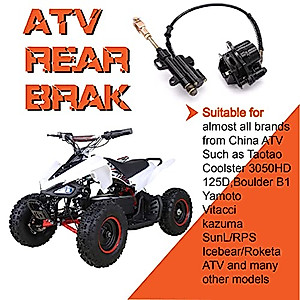 Rear Brake Master Cylinder Caliper For 50-125cc Chinese TaoTao Peace Motorsports Quad Coolster 3050HD ATV Four Wheeler