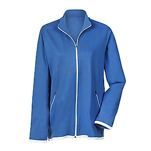 CATALOG CLASSICS Womens Sweat Suits 2 Piece Set Jogger Track Suits for Women Set, Royal, Large