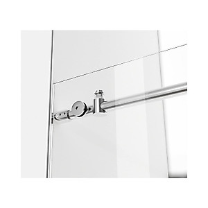 Elegant Kitchen and Bath TD111-6060PCH Frameless tub Door 60 x 60 Polished Chrome
