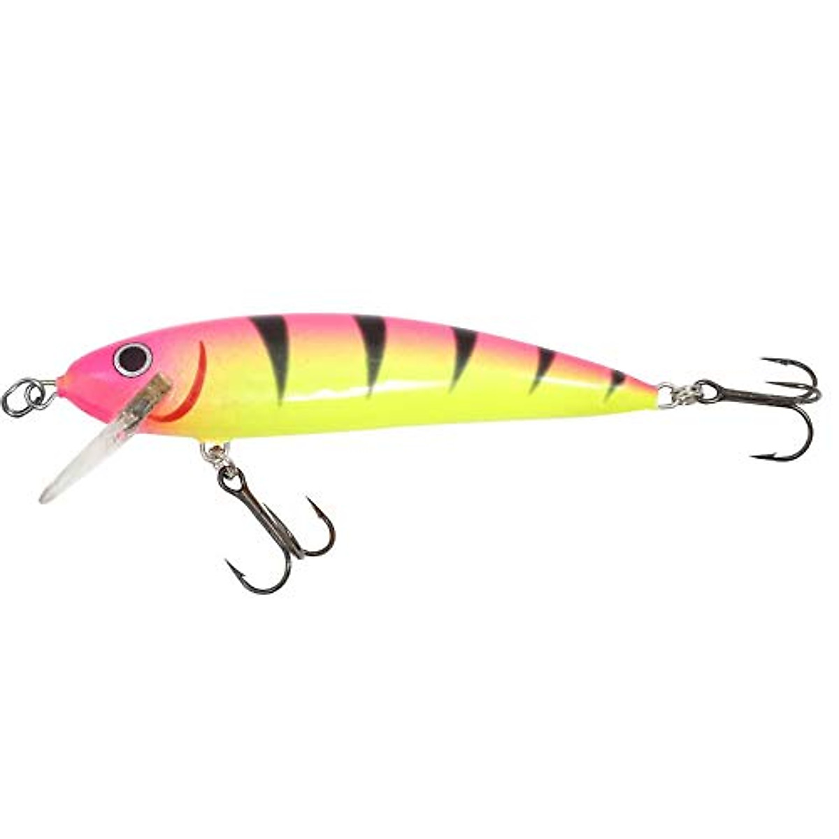 Northland Tackle RSN8-BBT Rumble Shiner - Bubblegum Tiger, 3.25in, 3/8oz, 4 HK, DD 9-14'