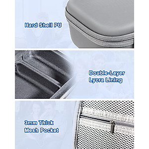 DEVASO Upgraded Carrying Case for ASUS ROG Ally X/PlayStation Portal/Steam Deck/OLED, Waterproof Portable Storage Shoulder Bag Travel Case for Steam Deck Console & Accessories