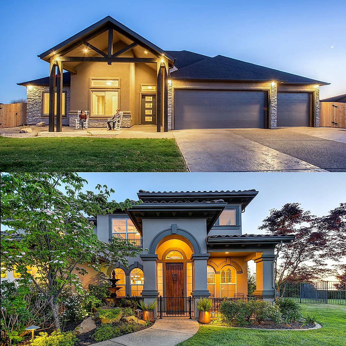 GREENIC 60 Watt Yellow Light Bulbs 2-Pack 120V E26 Base Led bulb A19 800Lm 2200k Porch Light for Outdoor Indoor Bedroom Yard