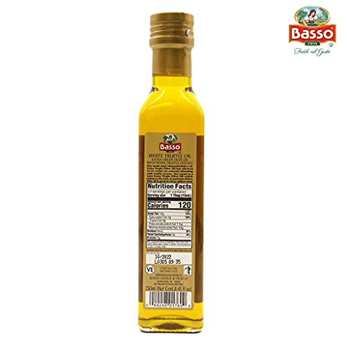 White Truffle Oil | LARGE SIZE 8.5oz (250 ml) | High Concentrate | Great for Pasta, Pizza, Risotto, or any of your favorite recipes. (8.5 Fl Oz (Pack of 1))