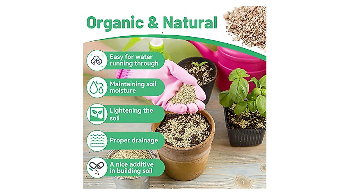 Organic Vermiculite Bulk for Plants & Reptiles | Enhance Soil Health