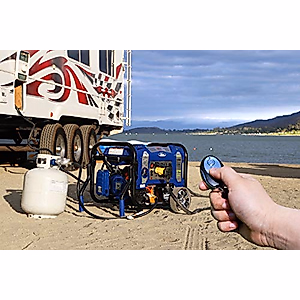Ford 5,250W Dual Fuel Portable Generator with Switch & Go Technology and Remote Start, FG5250PBR
