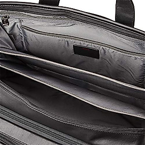 Tumi Briefcase, Official Genuine Alpha Expandable Organizer Laptop Brief, Black