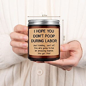 LEADO Candle, New Mom Gifts, Baby Shower Gifts for Mom - Mom to be Gifts, New Mama Gifts for Women - Funny Christmas Gifts for First Time Moms, New Mommy, Expecting Mom, Pregnancy Gifts