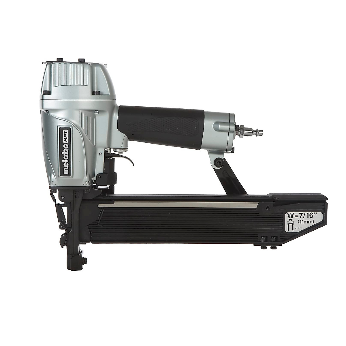Metabo HPT 7/16-Inch Standard Crown Stapler | Pro Preferred Brand of Pneumatic Nailers | 16 Gauge | Accepts 1-in. to 2-in. Staples | Ideal for Sheathing, Roof Decking, & Subfloor Install | N5008AC2