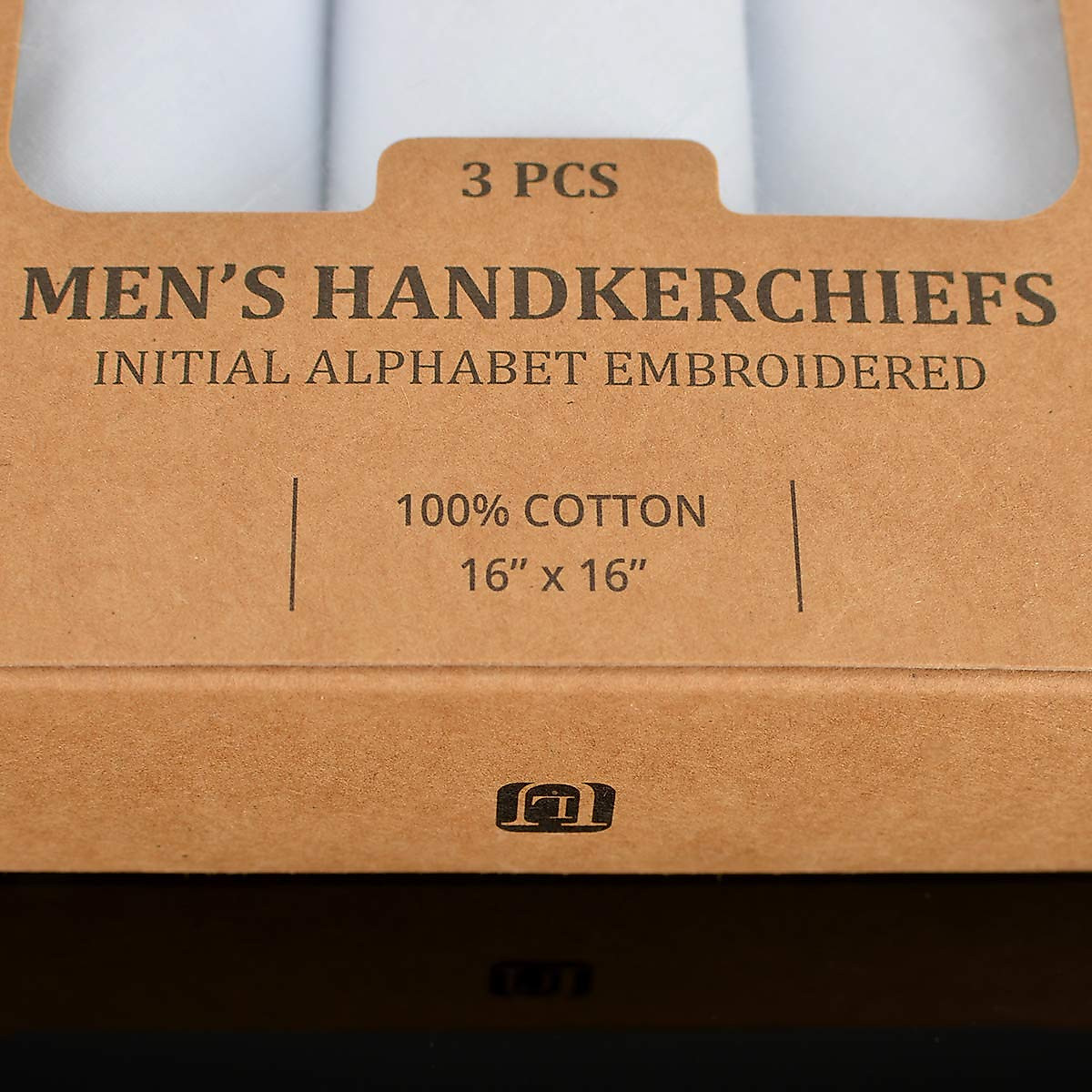 Monogrammed Handkerchiefs for Men - Soft Hankies for Men + Great Monogrammed Gifts - Intial S