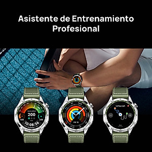 HUAWEI Watch GT 4 B19M 46mm Bluetooth Smartwatch 1.43" AMOLED Screen Stainless Steel Strap - Grey