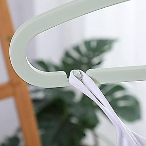 5 PCs Household Invisible Hanger Plain Plastic Drying Rack Adult Non-Slip Wet and Dry Dual-use Clothes Hanger