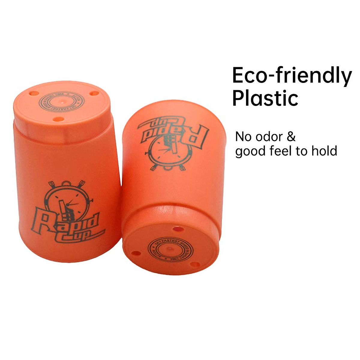 Quick Stacks Cups Sports Stacking Cups Speed Training Game Classic Interactive Challenge Competition Party Toy Set of 12 with Carry Bag-Red