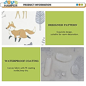 NTAOHAMPER Rectangular Baby Storage Basket,Collapsible Kids Toys Bin,Books Shelf Basket,Gift Basket.Pet Basket(Animal)