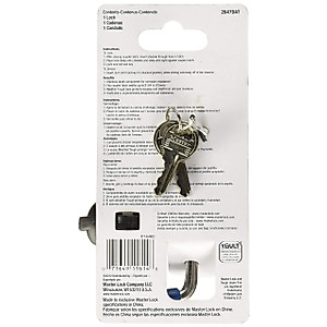 Master Lock Trailer Lock, Stainless Steel Adjustable Coupler Latch Lock, 2847DAT