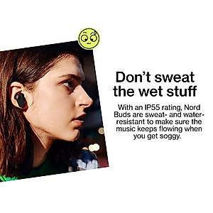 ONEPLUS Nord Buds True Wireless Earbuds, Deep Bass, IP55-rated Water & Dust Resistance, High Sound and Call Quality, 4 Mics, 30 Hrs Playtime, Fast Charge, Dolby Atmos, Black Slate