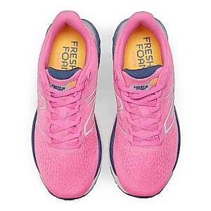 New Balance Women's Fresh Foam X 880 V12 Running Shoe, Vibrant Pink/Vibrant Apricot/Night Sky, 8.5