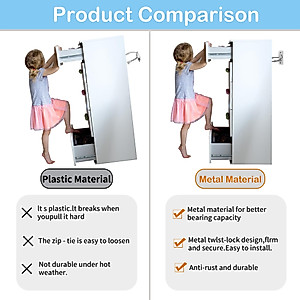 Furniture Anchors for Baby Proofing(6 Pack), 2023 Upgraded Furniture Anchors, Secure 400 Pound Wall Anchors for Furniture Prevent Falling Anti Tip Earthquake Straps for Child Baby Safety