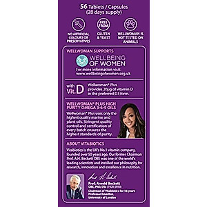 Vitabiotics Wellwoman Plus Tablets 56 Capsules